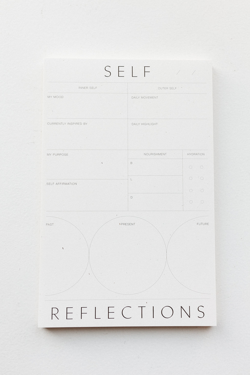 Self Reflections Pad – September